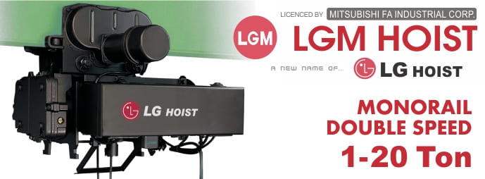 LG hoist, LG Wire Rope Hoist, Indotara Agen Tunggal LG Hoist