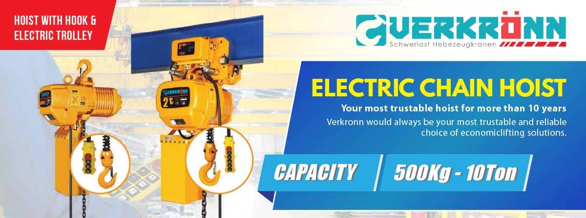Jual Verkronn Electric Chain Hoist, Harga Verkronn Electric Chain Hoist ...