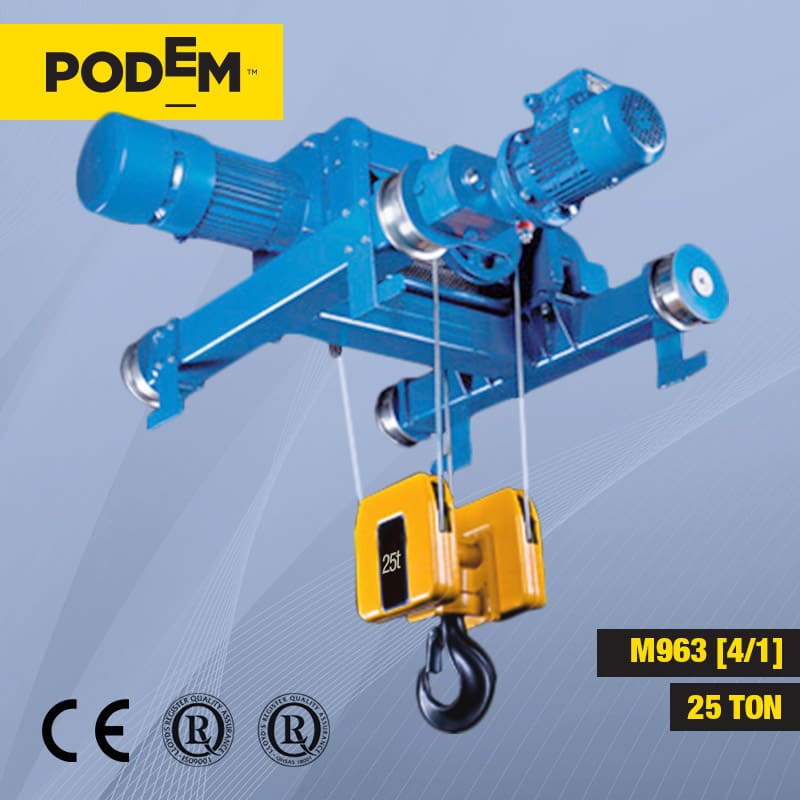 Jual Foot Mounted Hoist Podem