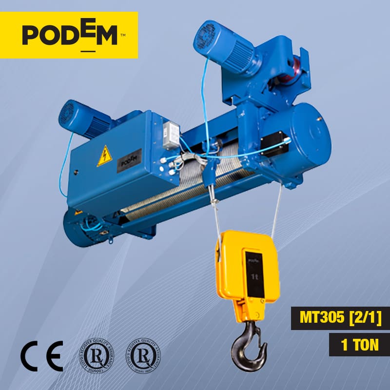 Jual Foot Mounted Hoist Podem