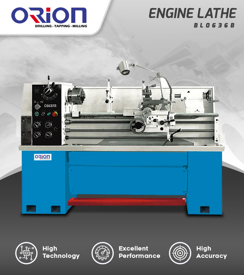 Jual Orion Heavy Duty Lathe Machine, Harga Orion Heavy Duty Lathe ...