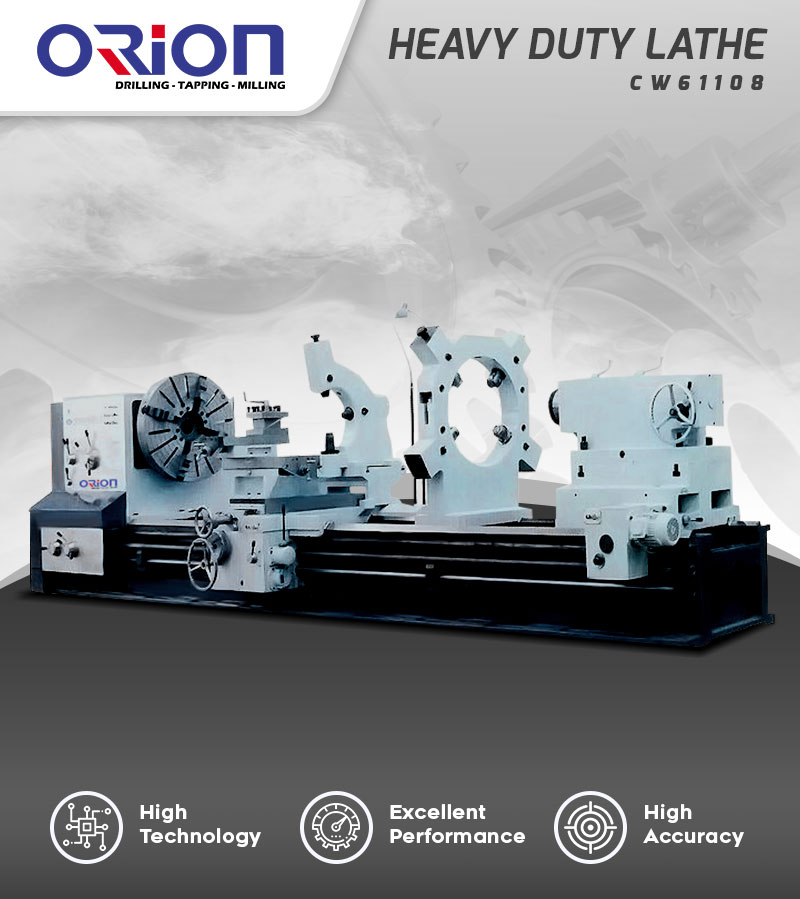 Jual Orion Heavy Duty Lathe Machine, Harga Orion Heavy Duty Lathe ...