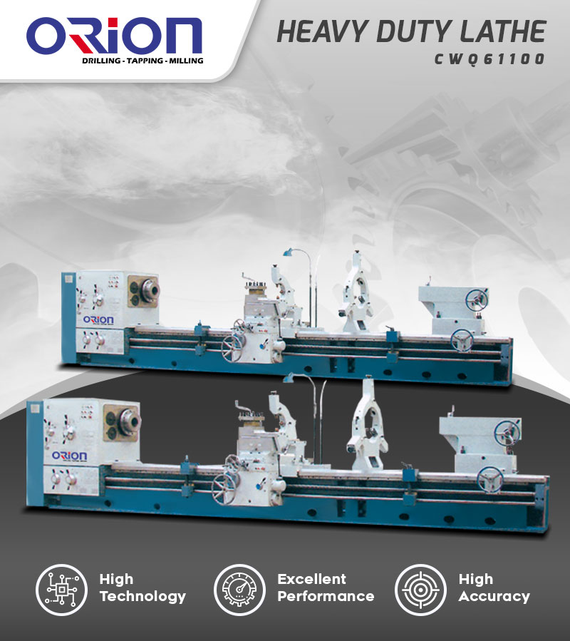 Jual Orion Heavy Duty Lathe Machine, Harga Orion Heavy Duty Lathe ...