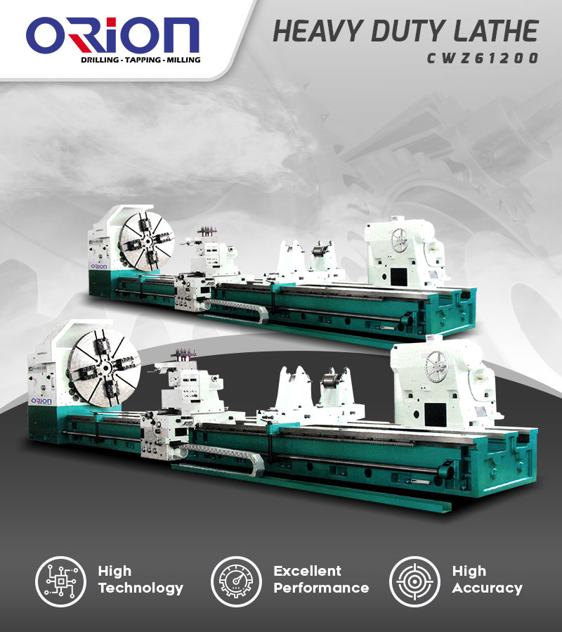 Jual Orion Heavy Duty Lathe Machine, Harga Orion Heavy Duty Lathe ...