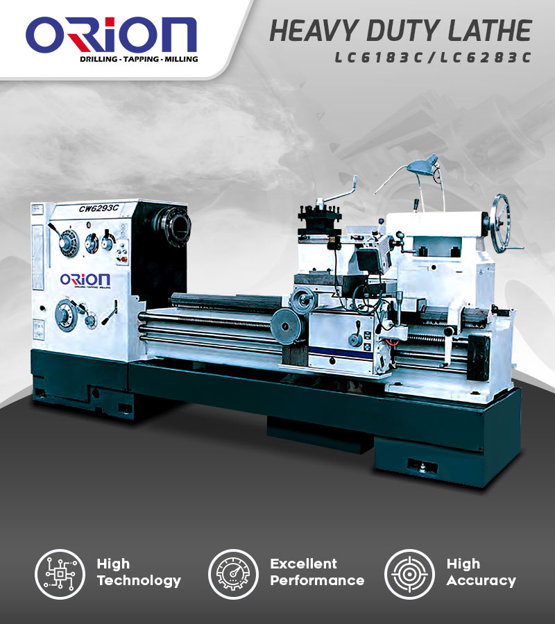 Jual Orion Heavy Duty Lathe Machine, Harga Orion Heavy Duty Lathe ...