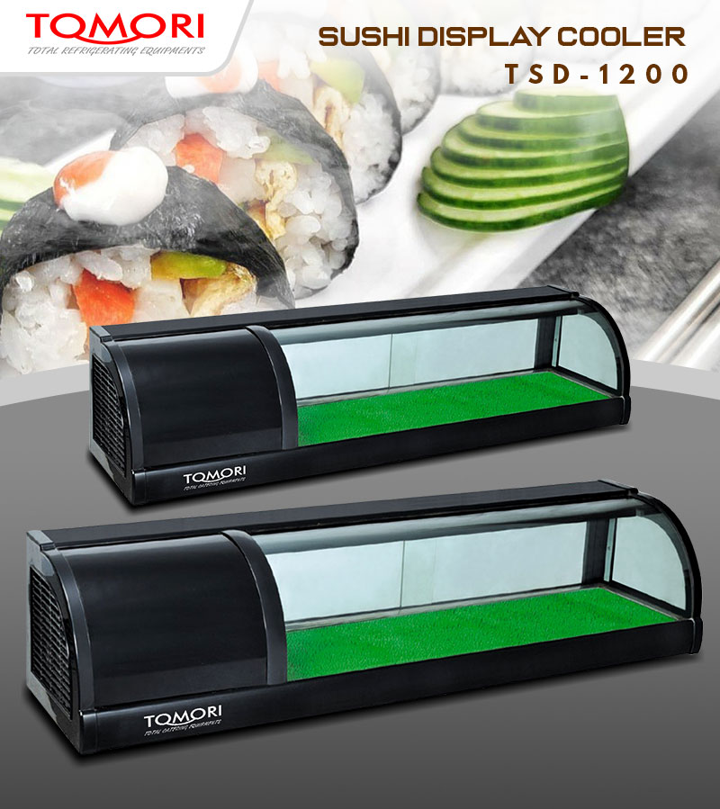 JUAL SUSHI DISPLAY COOLER, SUSHI DISPLAY COOLER, HARGA SUSHI DISPLAY COOLER